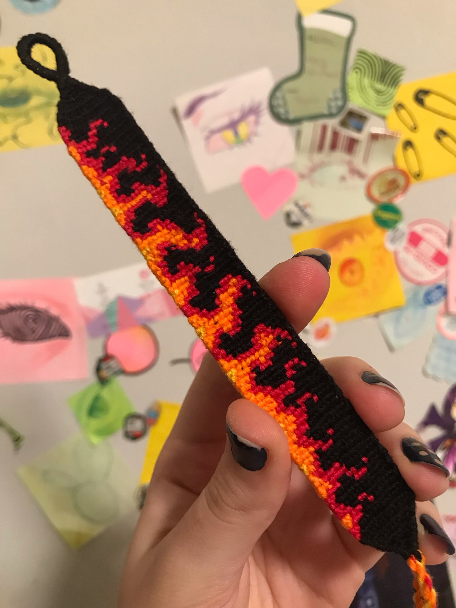 flame bracelet pattern