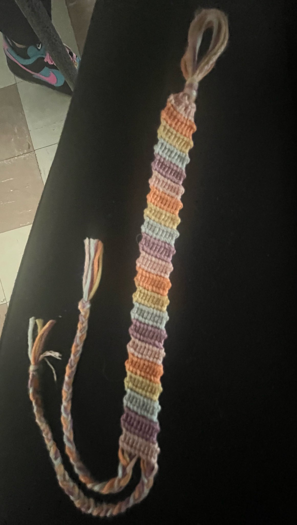 flip flop pattern bracelet