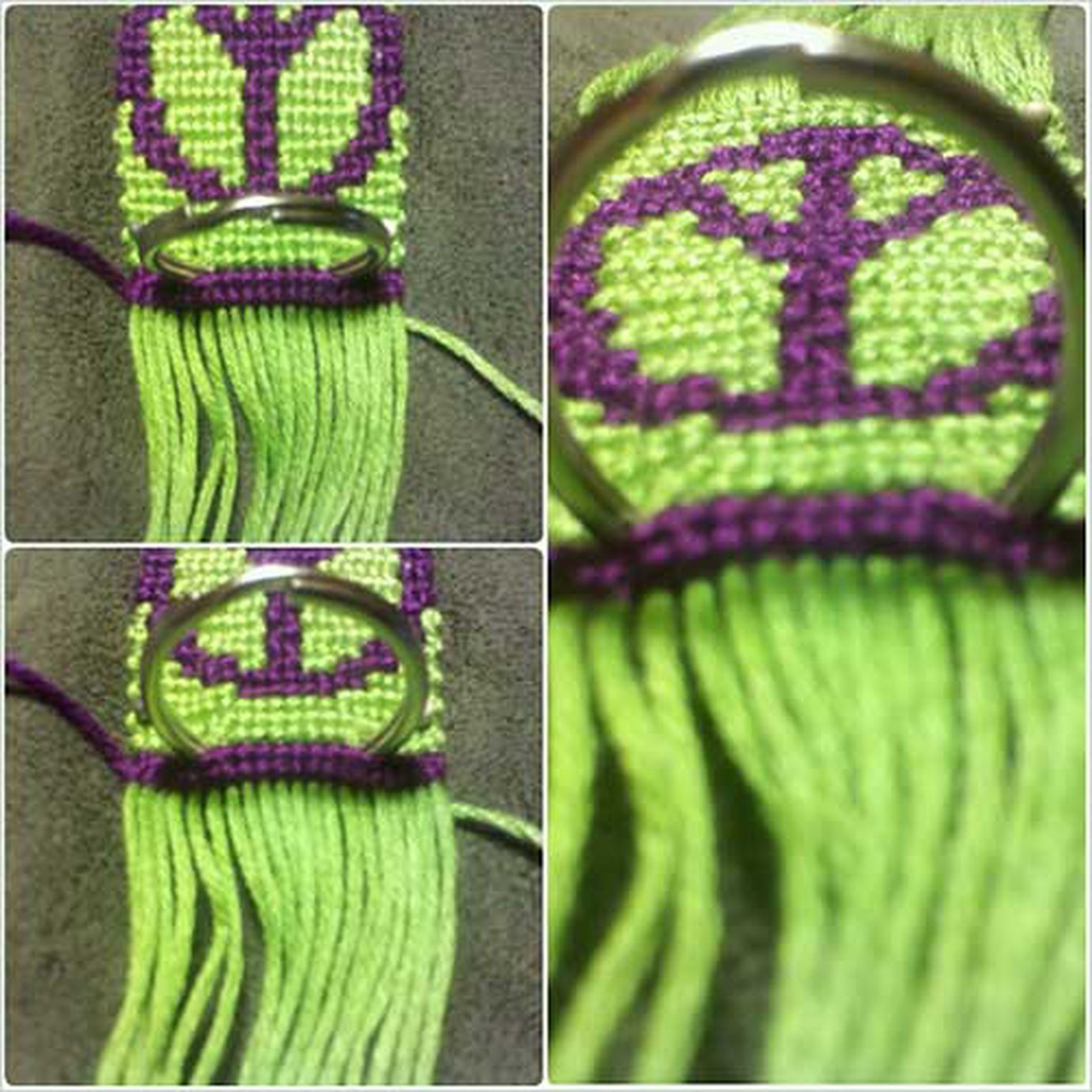 The reversible alpha keychain tutorial | BraceletBook