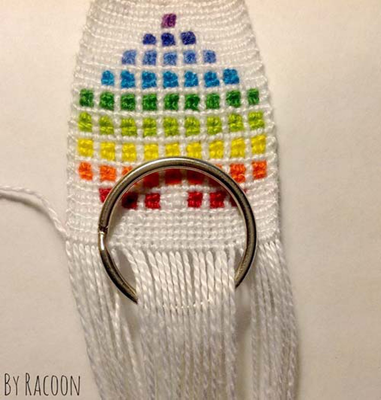 Double sided keychain tutorial | BraceletBook