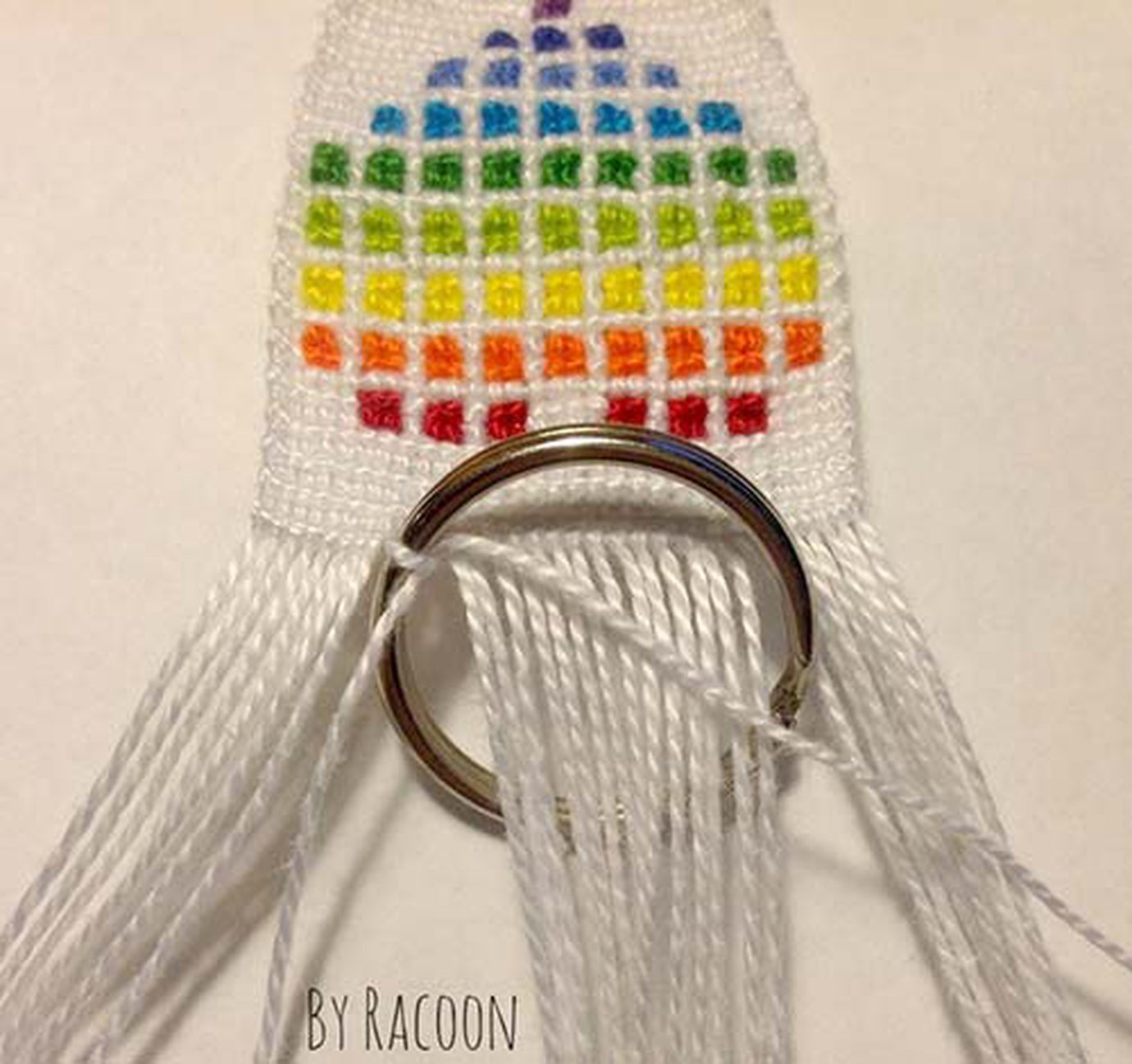 Double sided keychain tutorial | BraceletBook