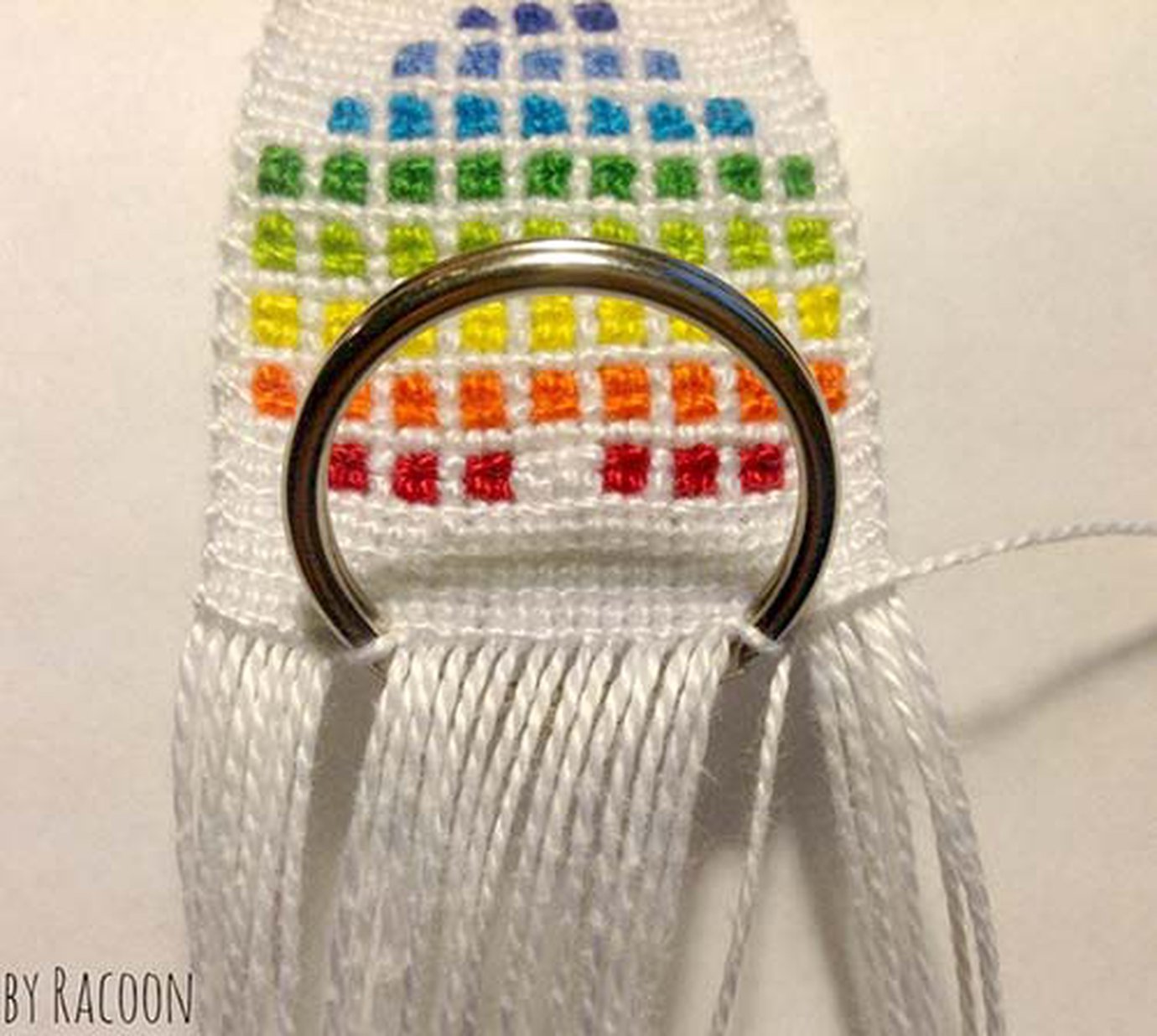 Double sided keychain tutorial | BraceletBook