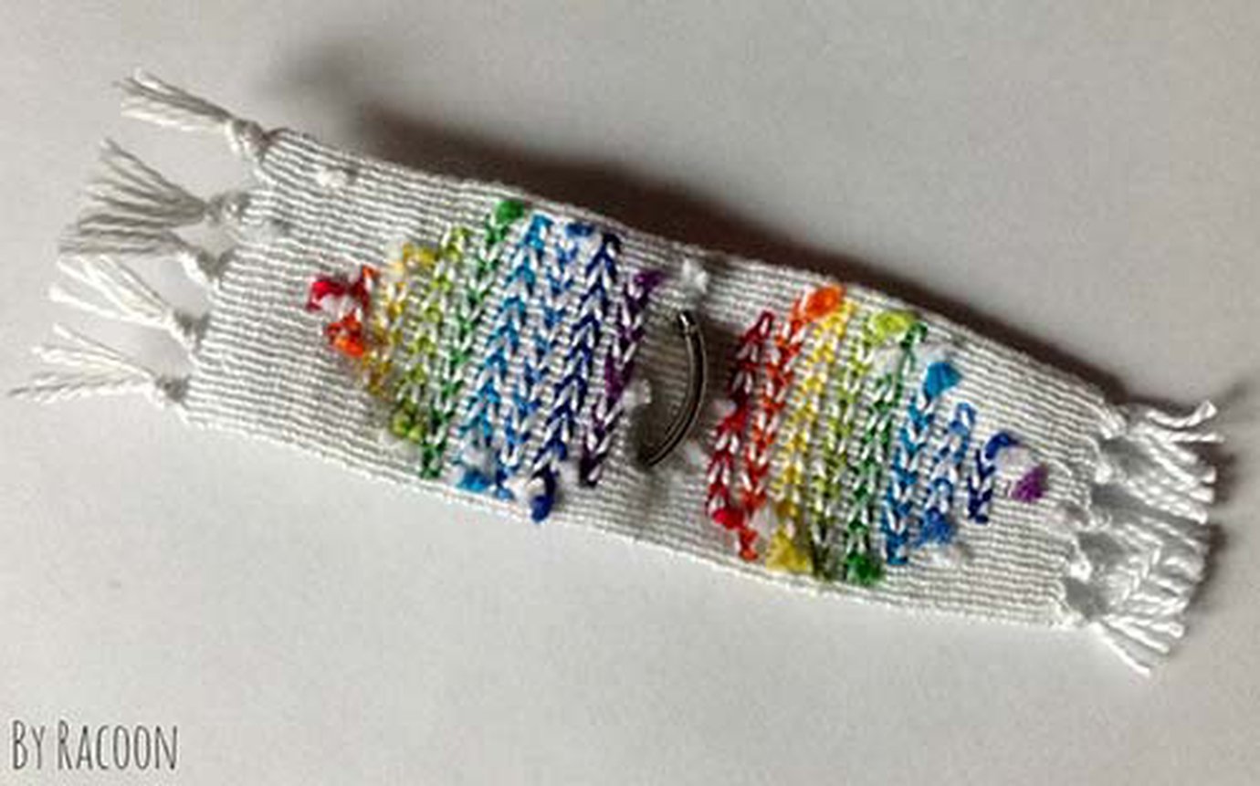 Double sided keychain tutorial | BraceletBook