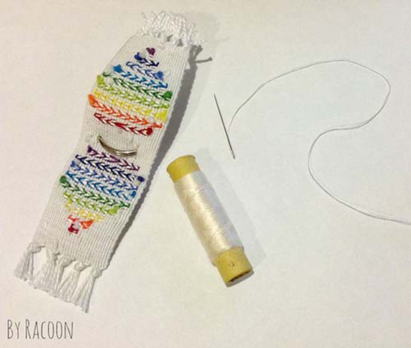Double sided keychain tutorial | BraceletBook