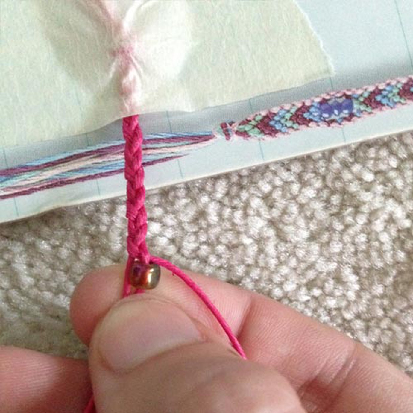 Beaded Braid bracelet tutorial | BraceletBook
