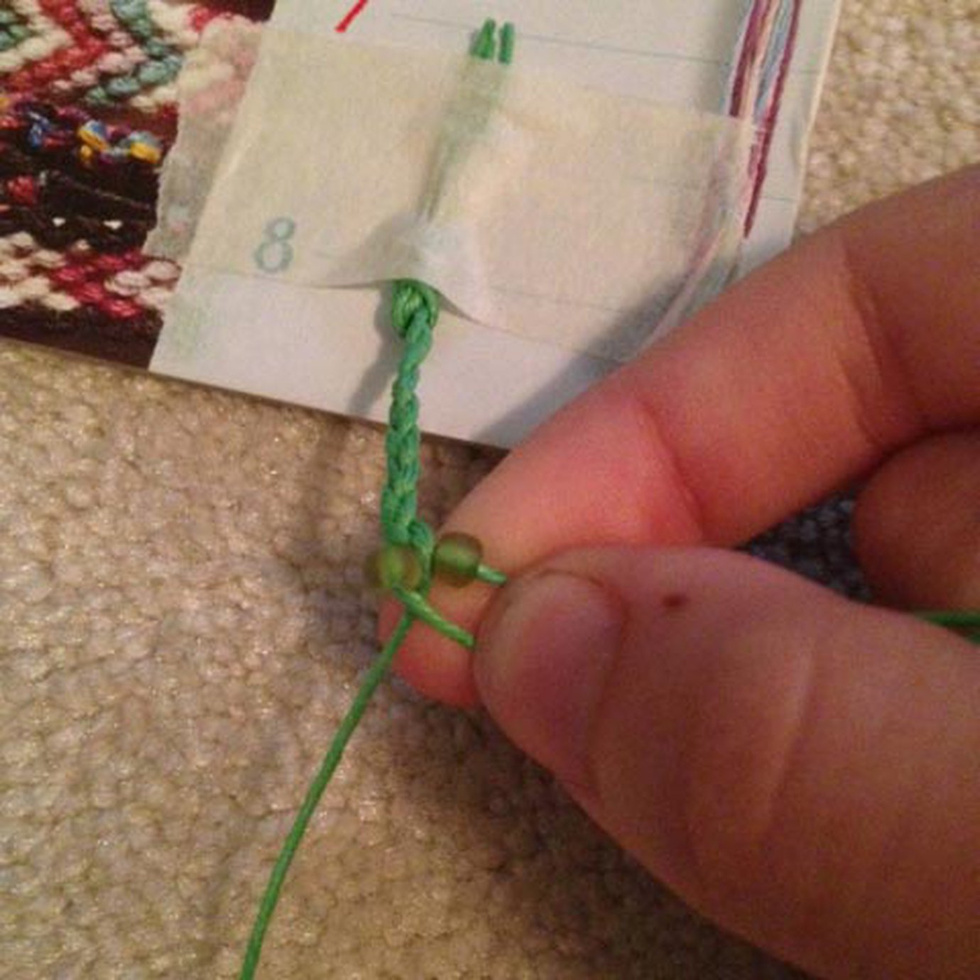 Zig Zag Bead Braid Bracelet tutorial | BraceletBook