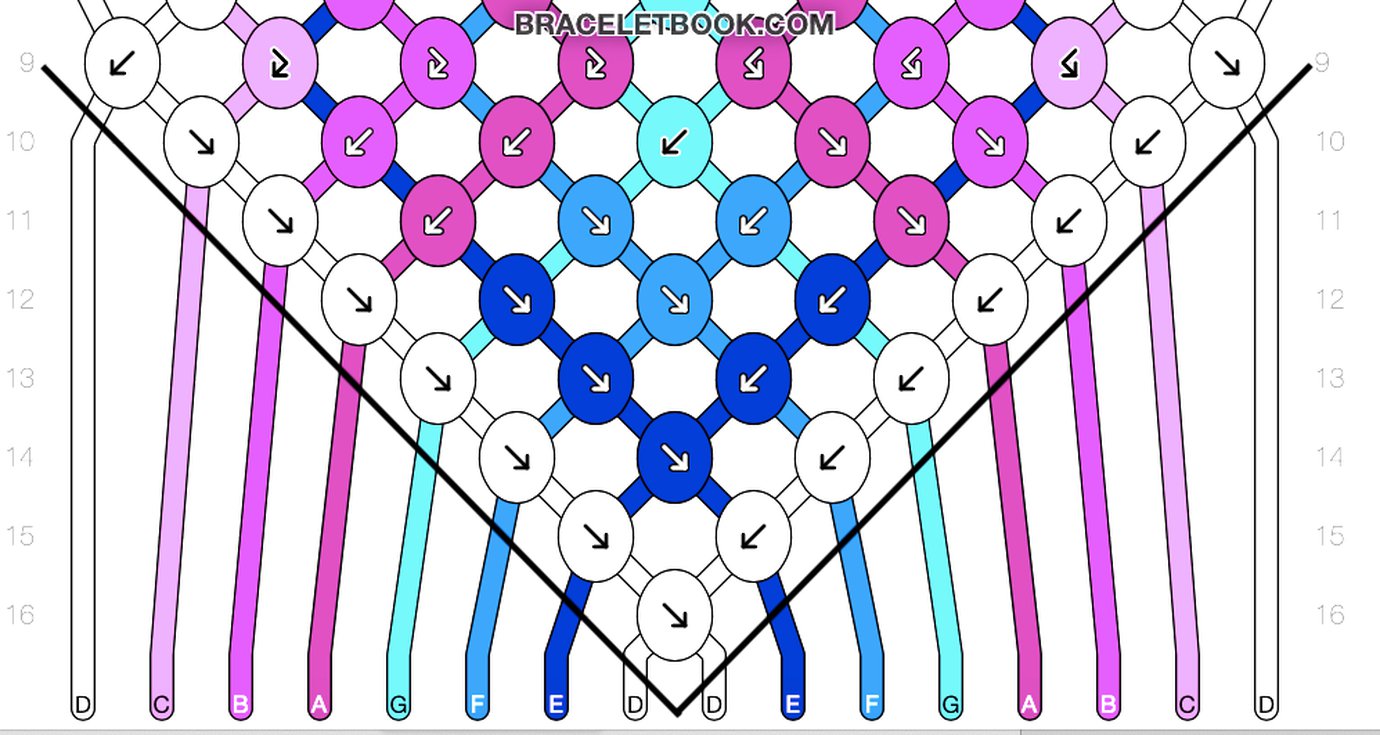 The Shaped Bracelet Technique tutorial | BraceletBook