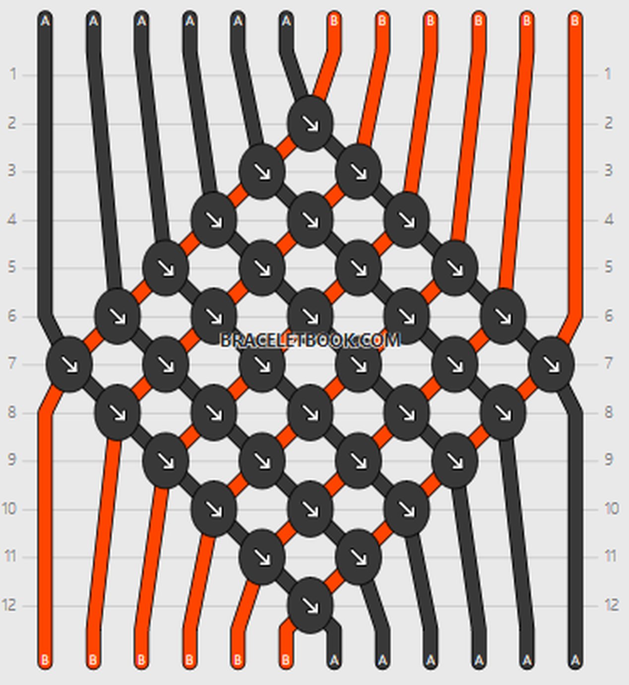 How to write patterns for shaped bracelets tutorial | BraceletBook