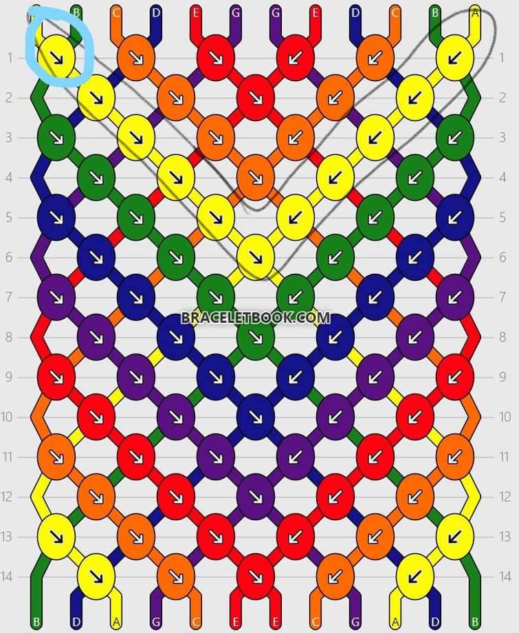 Teardrop Loop for Normal Patterns tutorial | BraceletBook