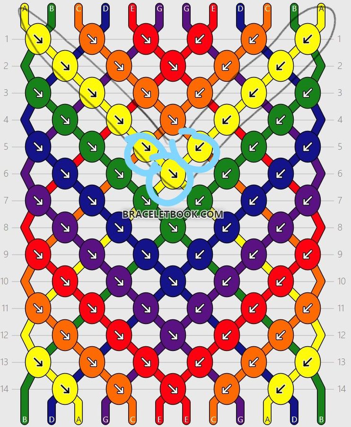 Teardrop Loop for Normal Patterns tutorial | BraceletBook