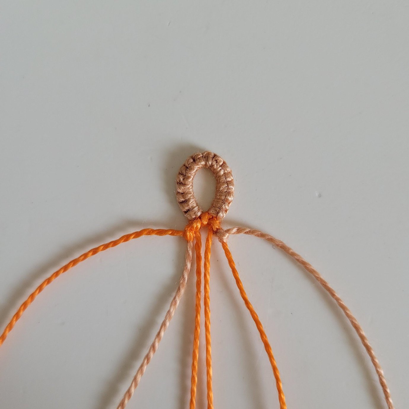 Pumpkin Chain Tutorial tutorial | BraceletBook