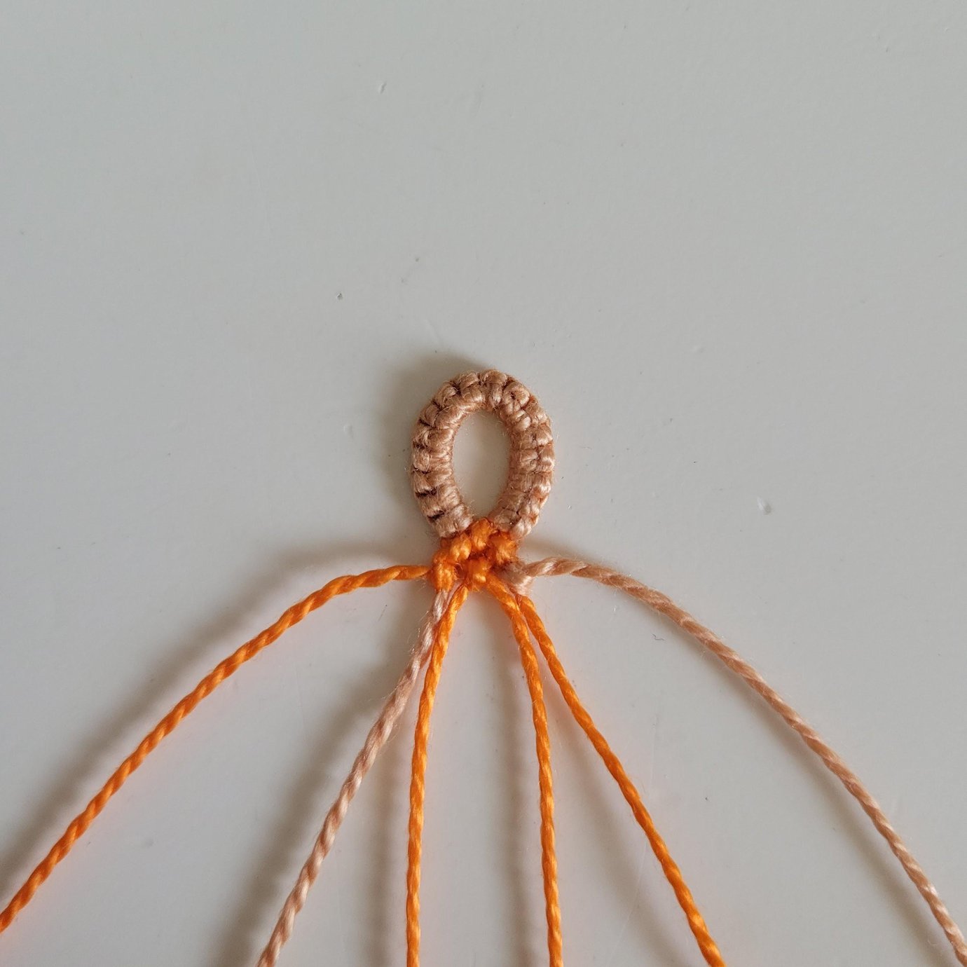 Pumpkin Chain Tutorial tutorial | BraceletBook