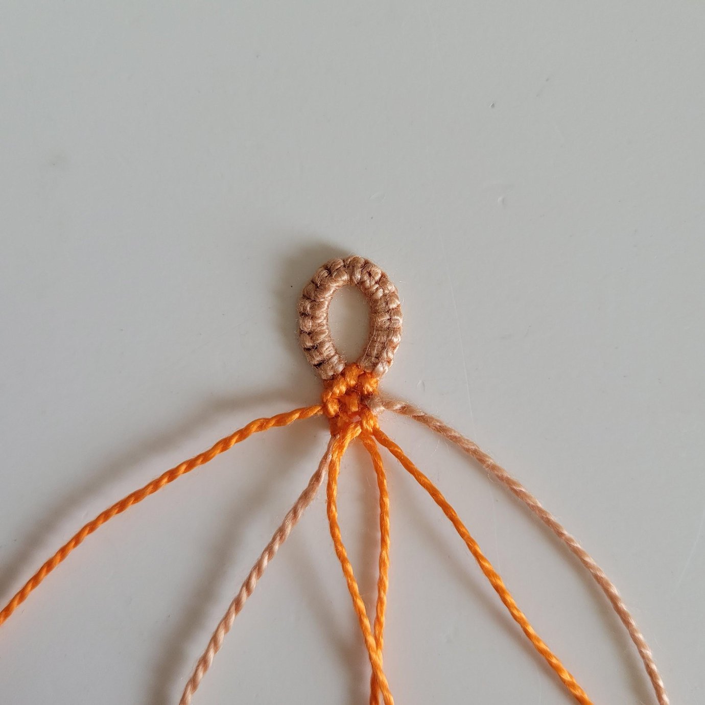 Pumpkin Chain Tutorial tutorial | BraceletBook