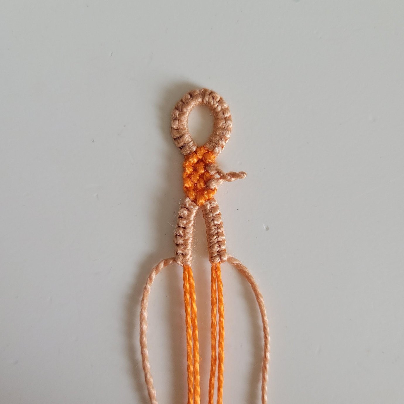 Pumpkin Chain Tutorial tutorial | BraceletBook