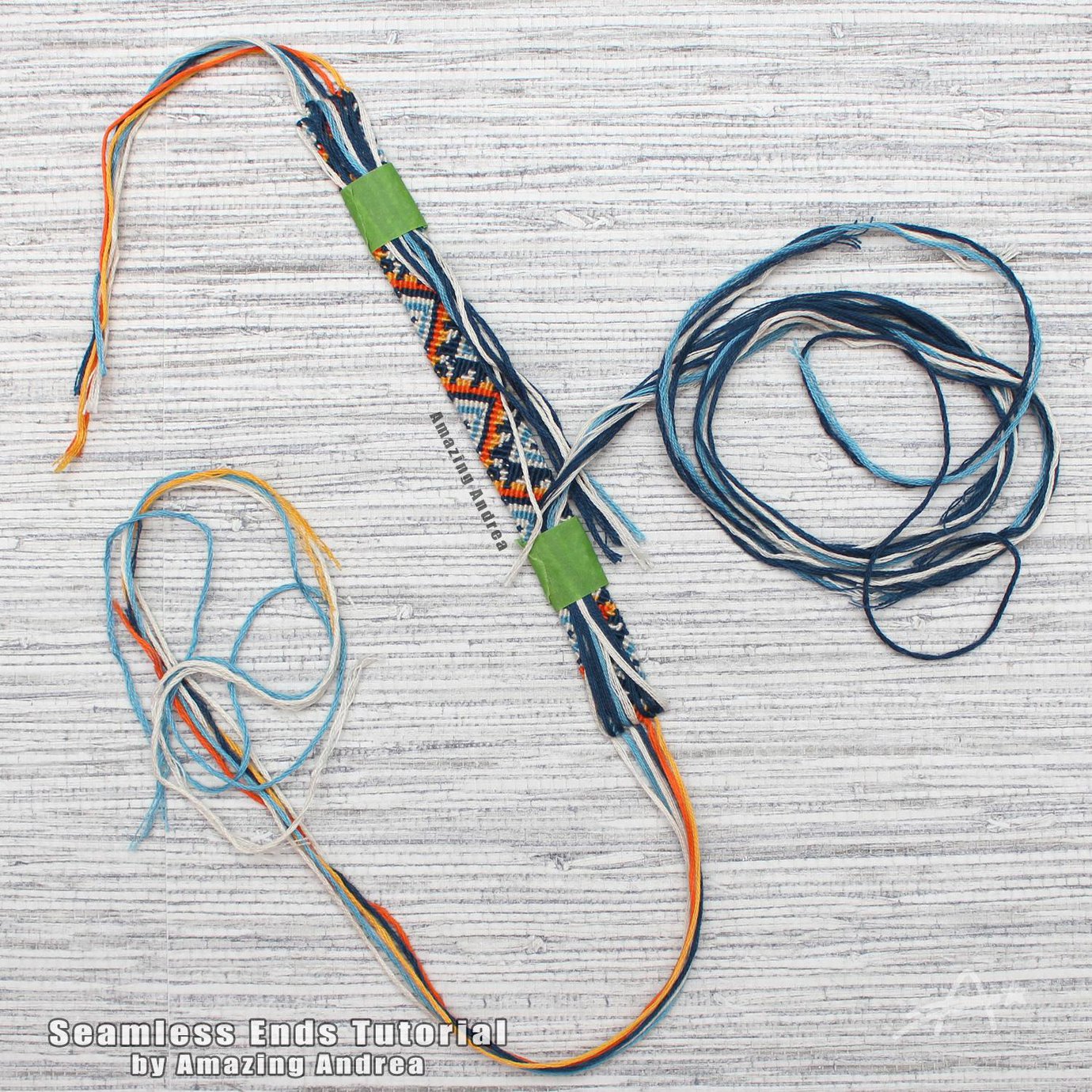 Seamless Ends Friendship Bracelet Tutorial tutorial | BraceletBook