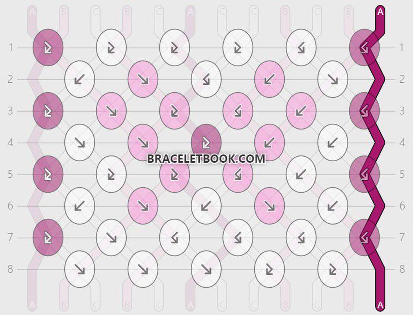 How to calculate string length in a normal pattern tutorial | BraceletBook