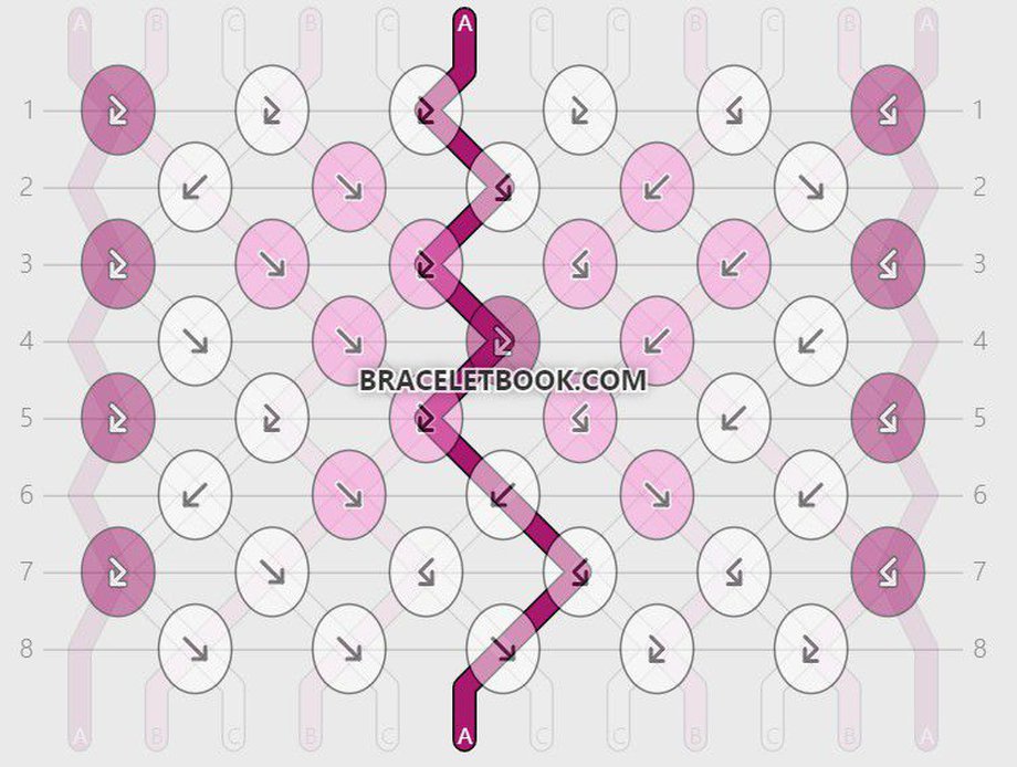 How to calculate string length in a normal pattern tutorial | BraceletBook