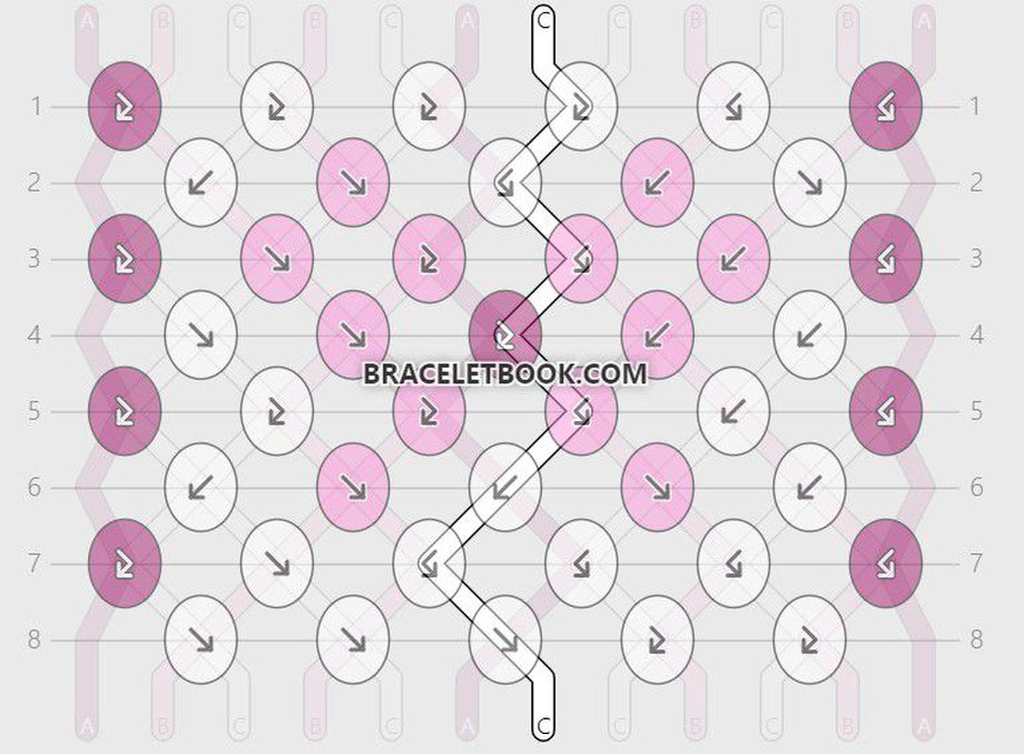 How to calculate string length in a normal pattern tutorial | BraceletBook