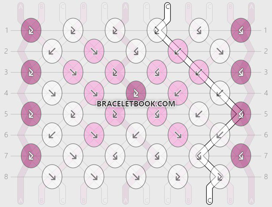 How to calculate string length in a normal pattern tutorial | BraceletBook
