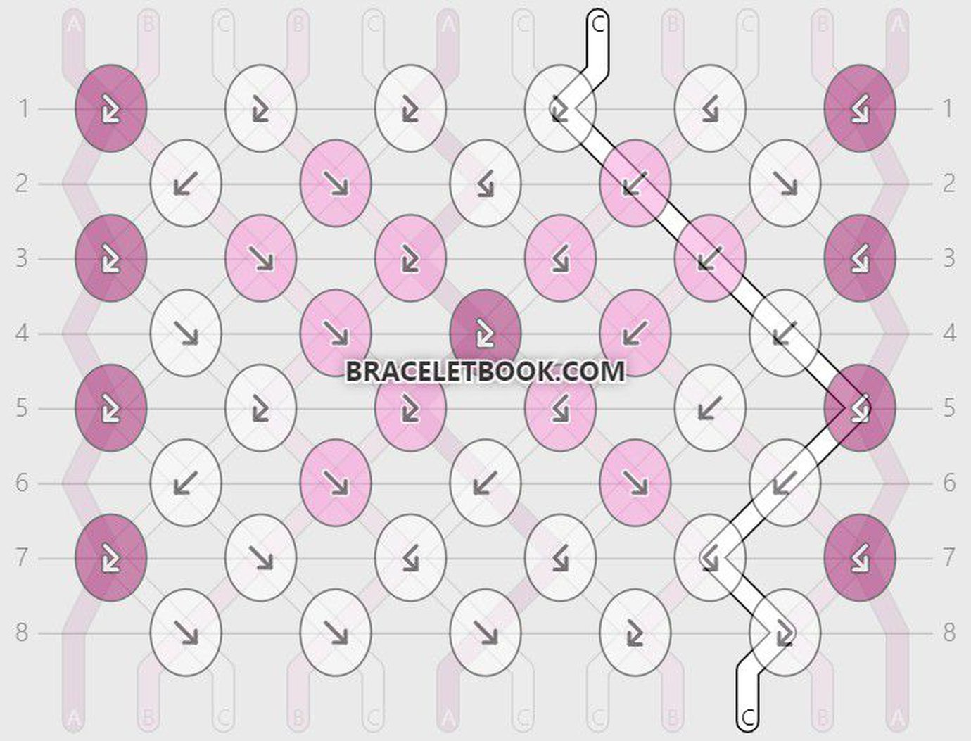 How to calculate string length in a normal pattern tutorial | BraceletBook