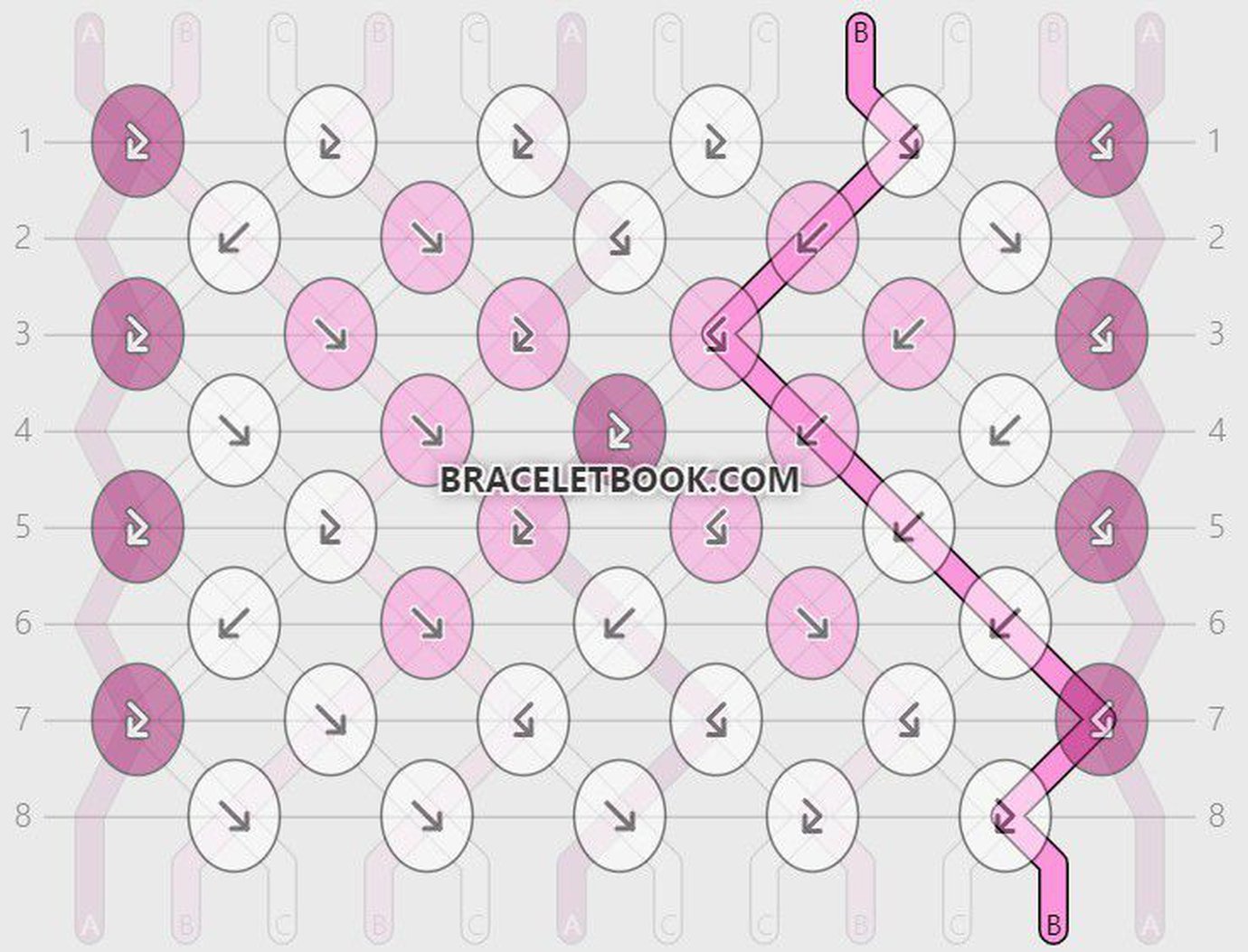 How to calculate string length in a normal pattern tutorial | BraceletBook