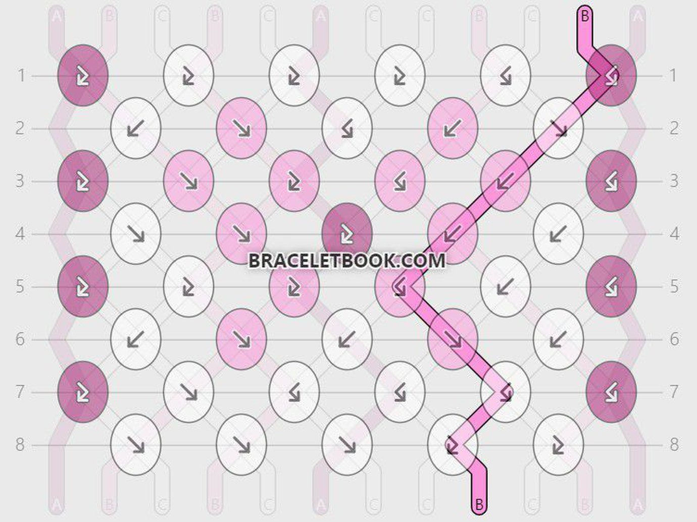 How to calculate string length in a normal pattern tutorial | BraceletBook