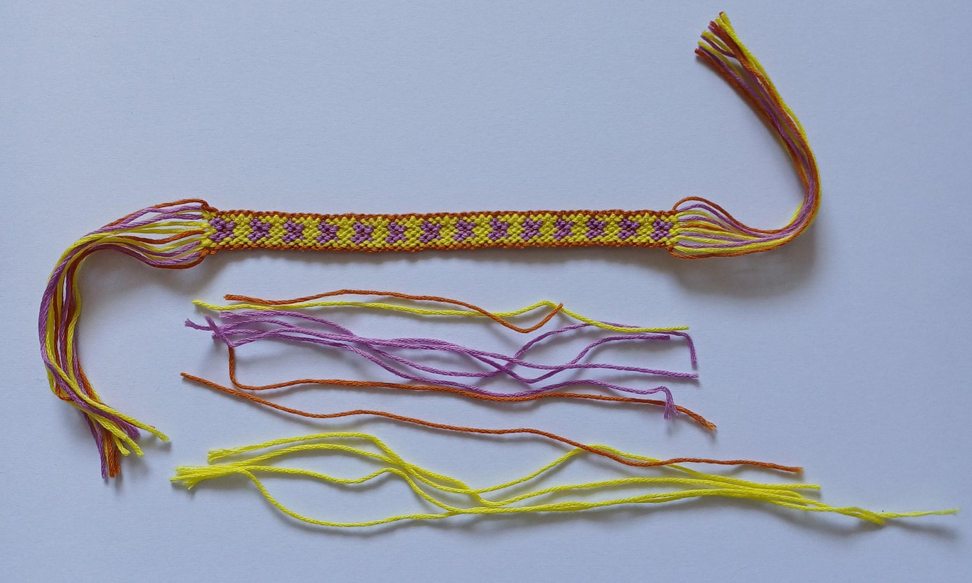 How to calculate string length in a normal pattern tutorial | BraceletBook
