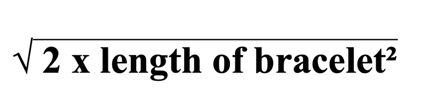 How to calculate string length in a normal pattern tutorial | BraceletBook