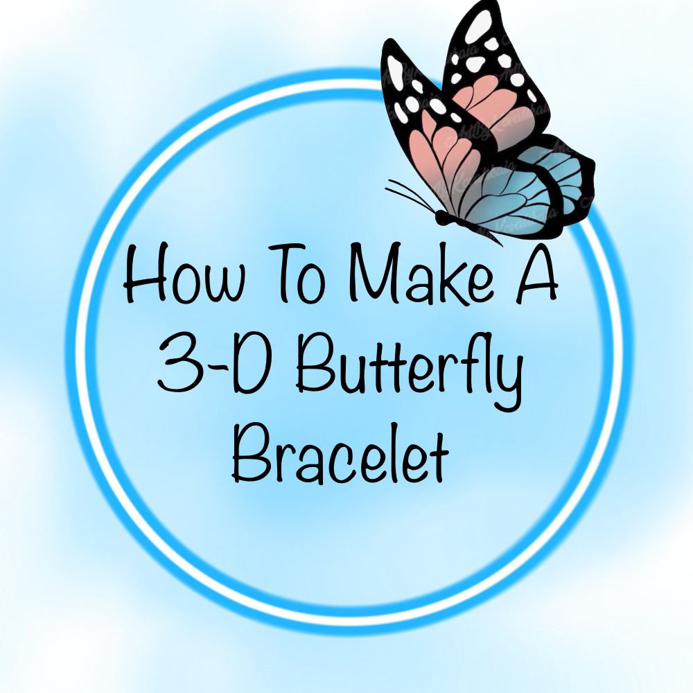 How To Make A 3-D Butterfly Bracelet tutorial | BraceletBook