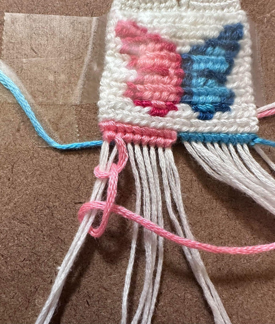 How To Make Double Triangle Ends tutorial | BraceletBook