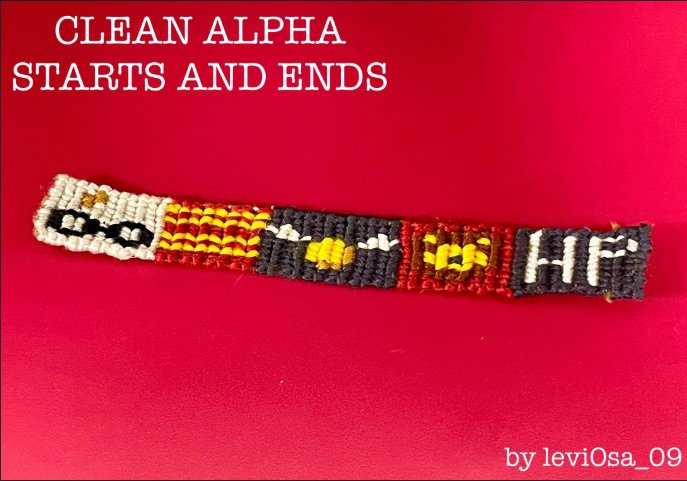 Clean Alpha Starts and Ends tutorial | BraceletBook