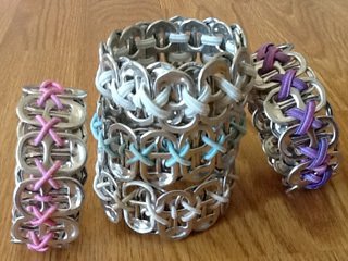 Soda can tab bracelet tutorial | BraceletBook
