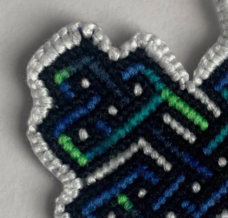 Triangle start with no loop or ties for normals tutorial | BraceletBook