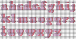 Alpha pattern #62229 | BraceletBook