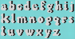 Alpha pattern #62229 | BraceletBook