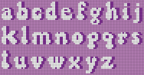 Alpha pattern #62229 | BraceletBook