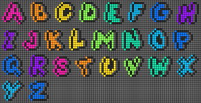 Alpha pattern #120975 | BraceletBook