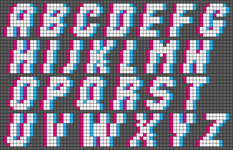 Alpha pattern #26781 | BraceletBook