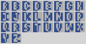 Alpha pattern #148651 | BraceletBook